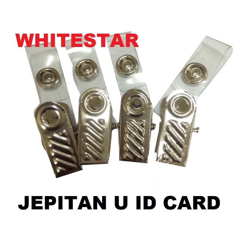 Jual jepit u id card / name tag / keplek jepitan | Shopee Indonesia