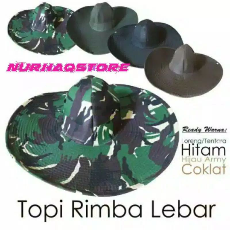 Jual Topi Lapangan Topi Petani Daun Lebar Topi Mecsiko Topi Sawah ...