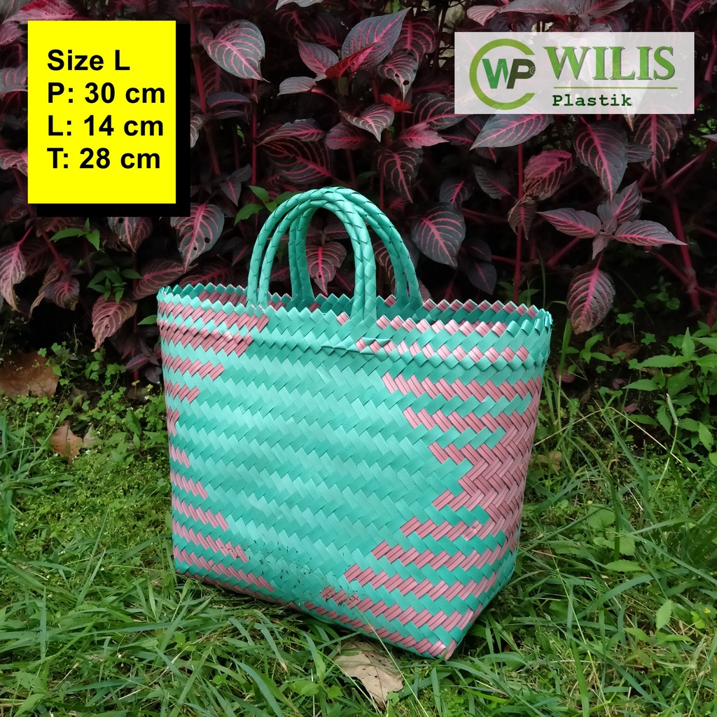 Jual Tas Anyam Hampers READY STOCK Bahan Plastik Strapping Tebal untuk ...