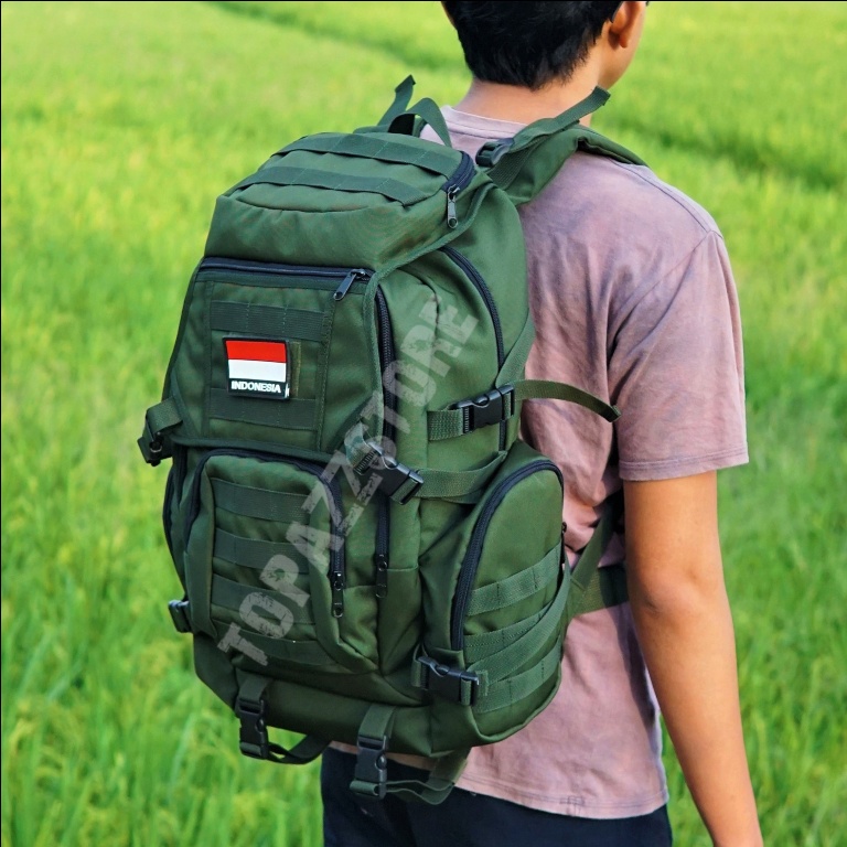 Jual Tas Army Tactical Polisi Ransel Tentara Militer Loreng TNI ...