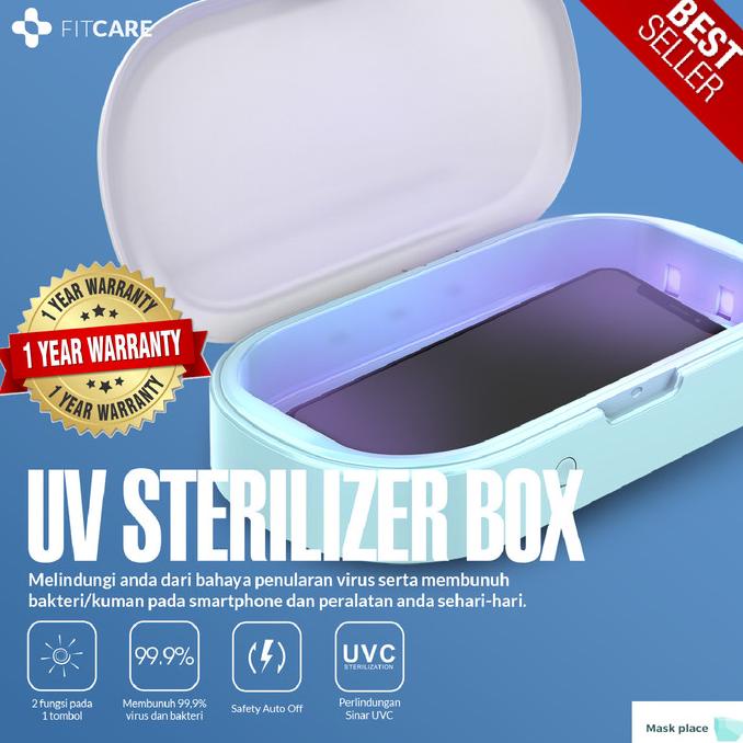 Jual UV UVC STERILIZER BOX (UVB02) PORTABLE FITCARE/ SANITIZER 99% VIRUS | Shopee Indonesia