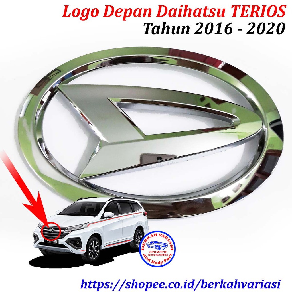 Jual Emblem Logo Depan Grill Daihatsu Terios (2016 - 2020) | Shopee ...