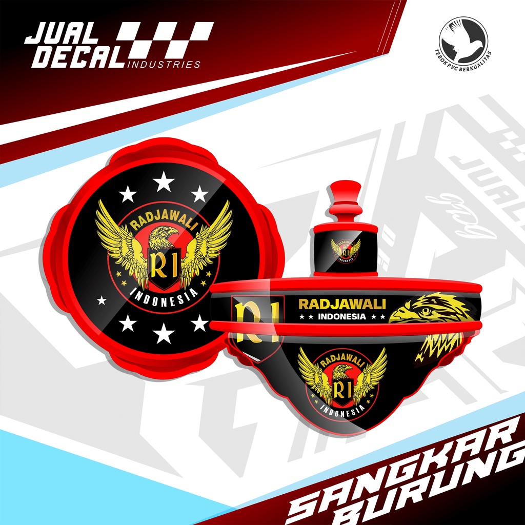 Jual Stiker Sangkar Burung Lovebird RI Indonesia Decal Tebok Love Bird ...