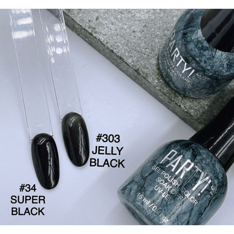 Jual NEW COLOR KUTEK PARTY GEL HALAL BERSERTIFIKAT SERIES HITAM #34 ...