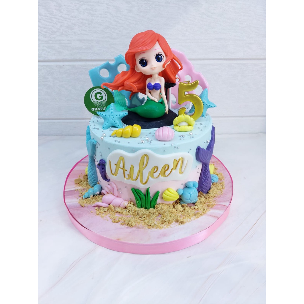 Jual cake mermaid / kue ulang tahun mermaid | Shopee Indonesia