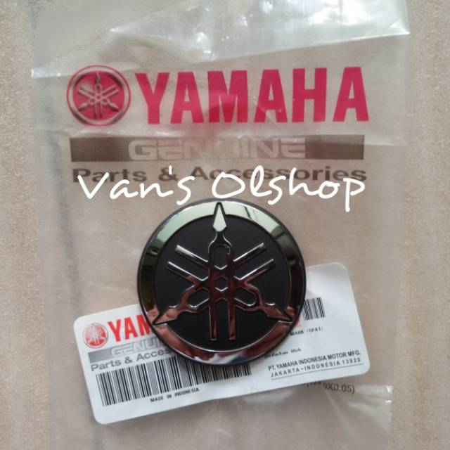 Jual Logo Yamaha Silver Diameter 5cm Orginal Yamaha Genuine Parts ...
