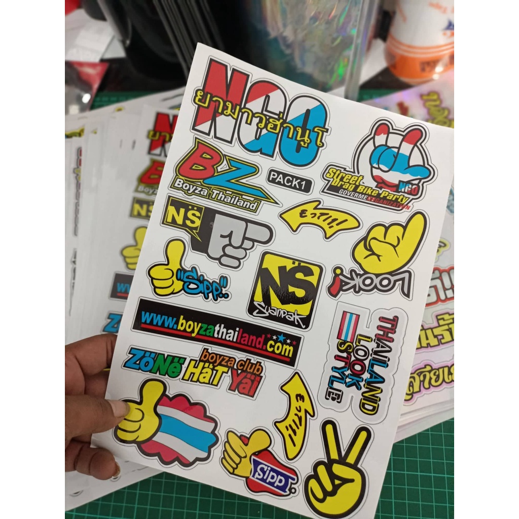 Jual Stiker pack thailook style, sticker thailook racing style, stiker ...
