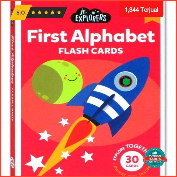 Jual 3.3 Junior Explorers First Alphabet Flash Cards (Age 3+) Exclusive ...