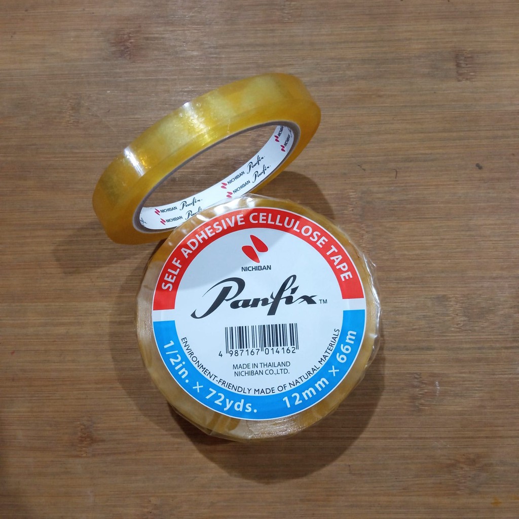 Jual ISOLASI PANFIX 1/2 INCH X 72 YARD / SELOTIP PANFIX 1/2 INCH X 72 ...