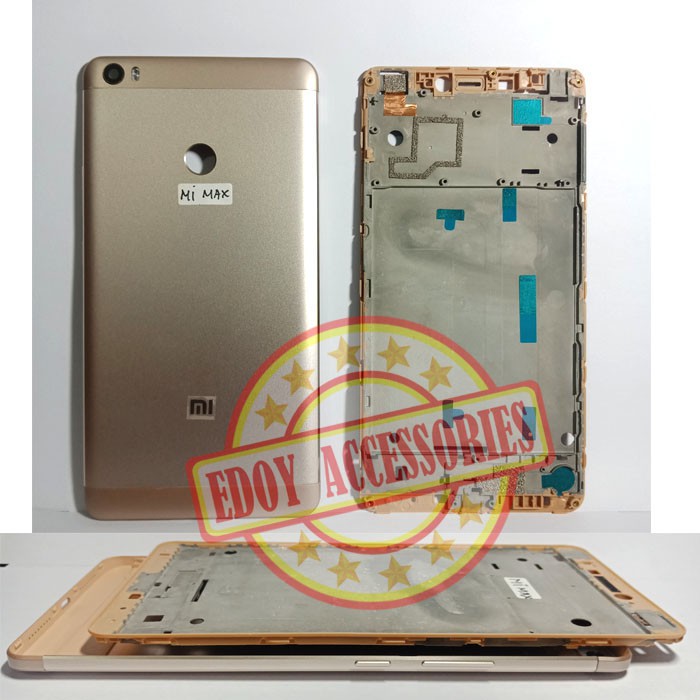 Jual Housing Xiaomi Mimax 1 Mi Max Fullset Gold Kesing Casing Tatakan ...