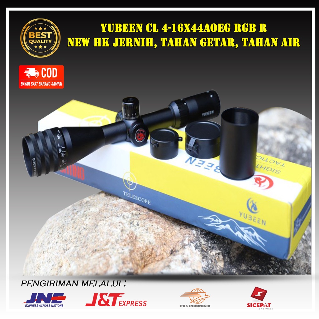 Jual Teleskop Yubeen CL 4-16x44AOEG RGB R New HK | Shopee Indonesia