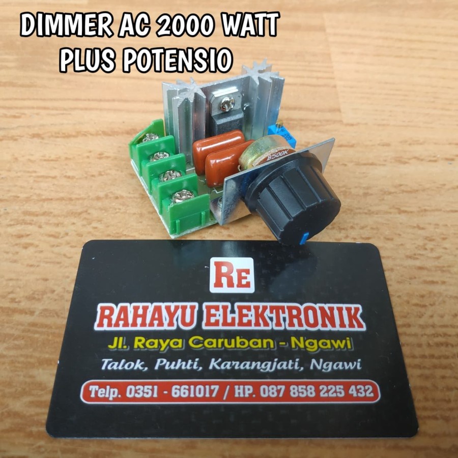 Jual DIMMER AC 2000 WATT PLUS POTENSIO | Shopee Indonesia