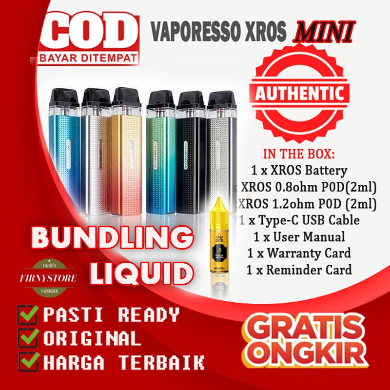 Jual Vaporesso XROS Mini Pod Kit Podstick Vape Vapee Mini Pood Vapoor ...