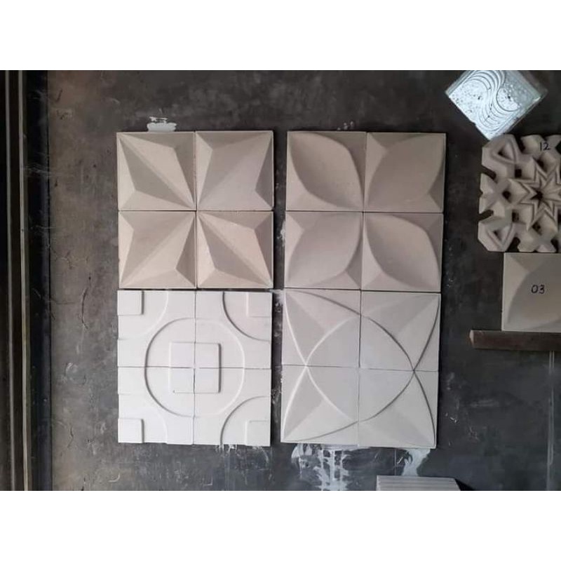 Jual Roster ornamen 3d bata tempel | beli 100 pcs bonus 5 pcs | Shopee ...