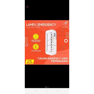 Jual lampu charger LED emergency Surya / Lampu darurat/Emergensi surya ...