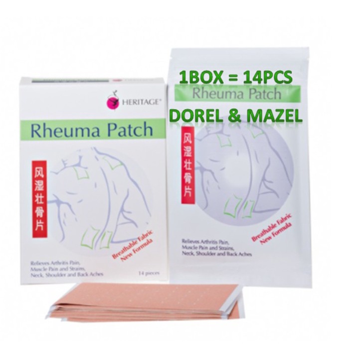 Jual Heritage Rheuma Patch 14pcs | Shopee Indonesia