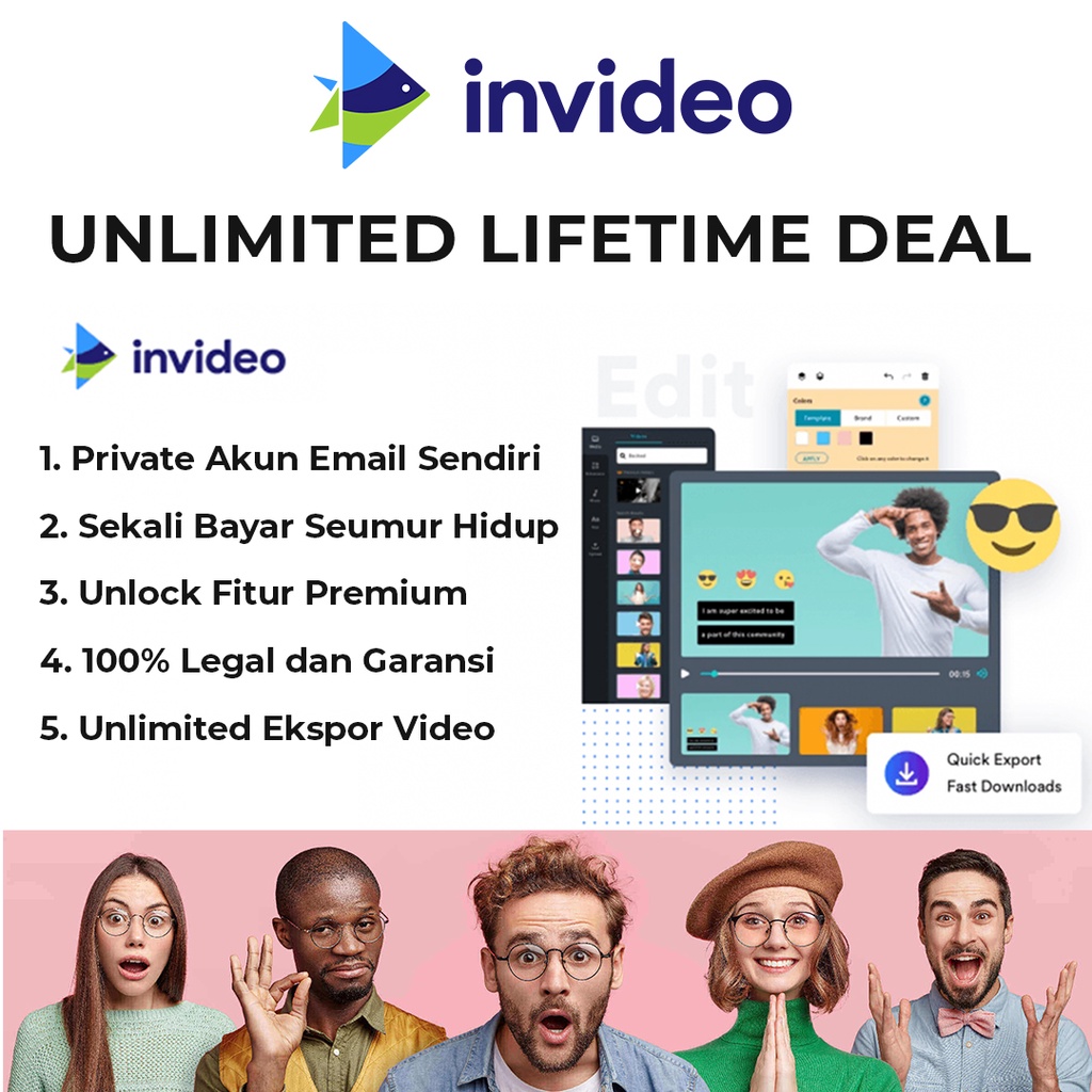 Jual Invideo Premium Unlimited Lifetime Original Fast Respon | Shopee ...