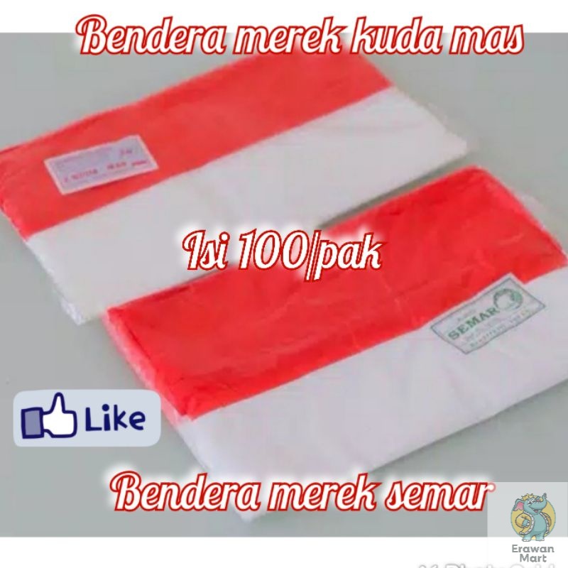 Jual [READY] BENDERA MERAH PUTIH / BENDERA PLASTIK / BENDERA EDISI ...