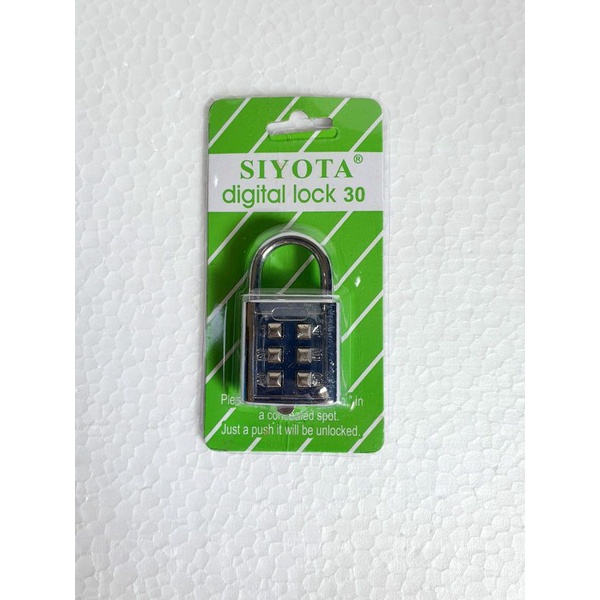 Jual Gembok Pin Digital Siyota Ukuran 30mm - 40mm | Shopee Indonesia