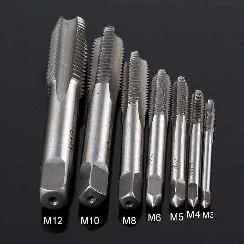 Jual Mata Bor Pembuat Ulir Drat Baut Sekrup Baud HSS Drill Tap Bits Set isi 7 Pcs Multifungsi ...