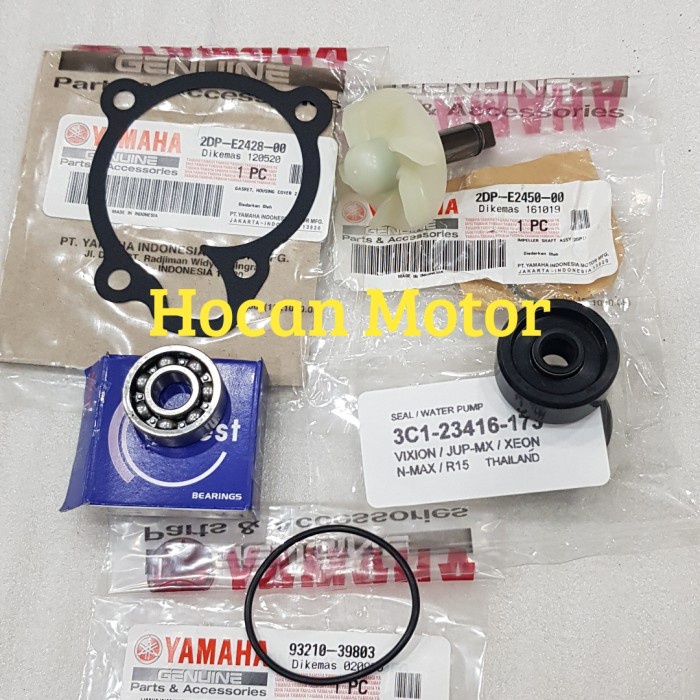 Jual SEAL SIL WATER PUMP SET PLUS KIPAS PAKING ORING RADIATOR N-MAX ASLI | Shopee Indonesia