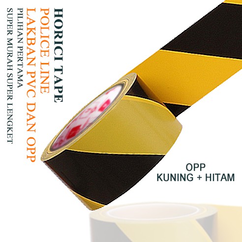 Jual Warning tape merek Horici/OPP PVC Police Line tape Barricade tape ...