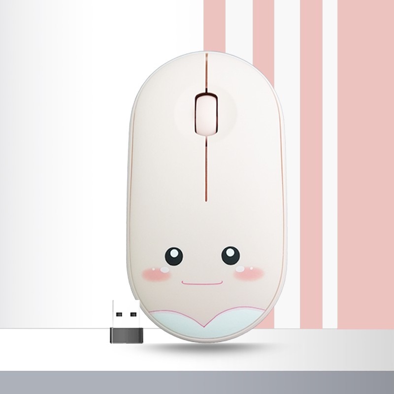 Jual Smartfish Wireless Optical Mouse Warna Macaron dengan desain ...