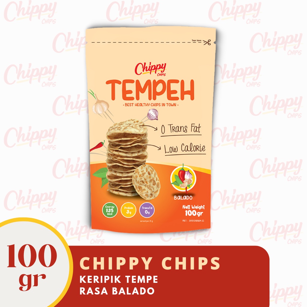 Jual Chippy Chips - Keripik Tempe Premium | Tempeh Chips 100 gram ...