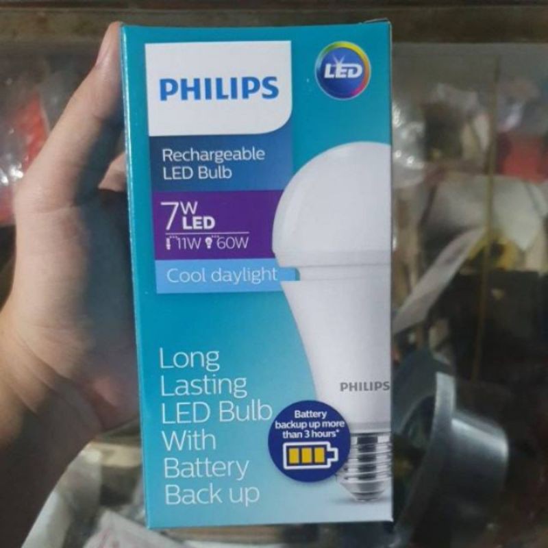 Jual lampu cas / emergency philips 7 watt | Shopee Indonesia