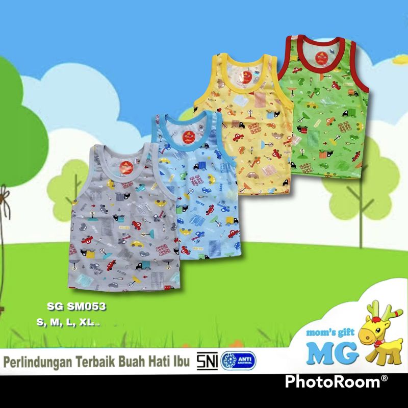 Jual singlet anak fullprint agree | Shopee Indonesia