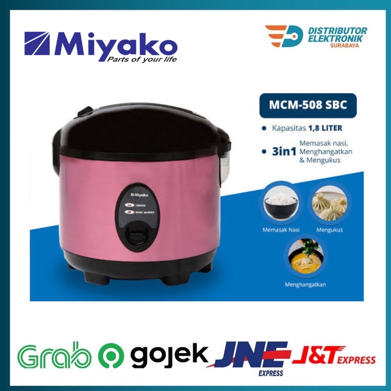 Jual MIYAKO MAGIC COM MCM508 - Penanak Nasi - 1,8 LITER- Rice Cooker ...