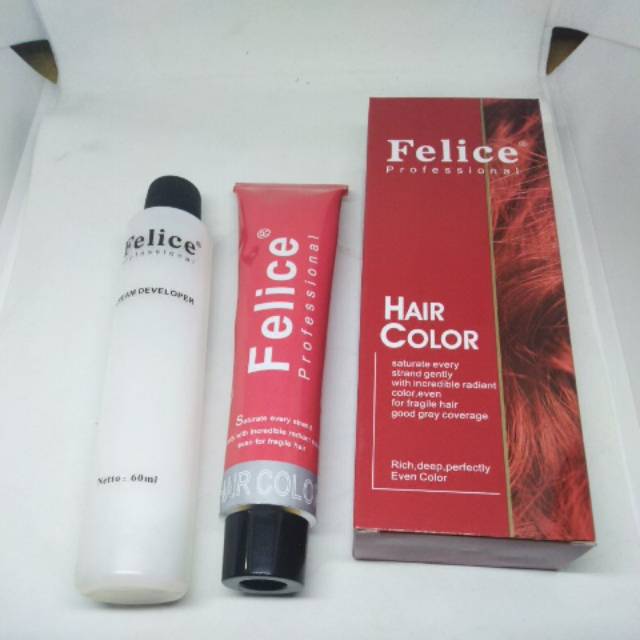 Jual Promo 3set felice hitam hair color cat rambut | Shopee Indonesia