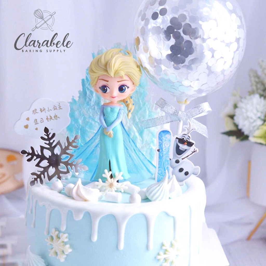 Jual Figure Elsa/Topper Elsa/Hiasan Kue Elsa/Figure Frozen | Shopee ...