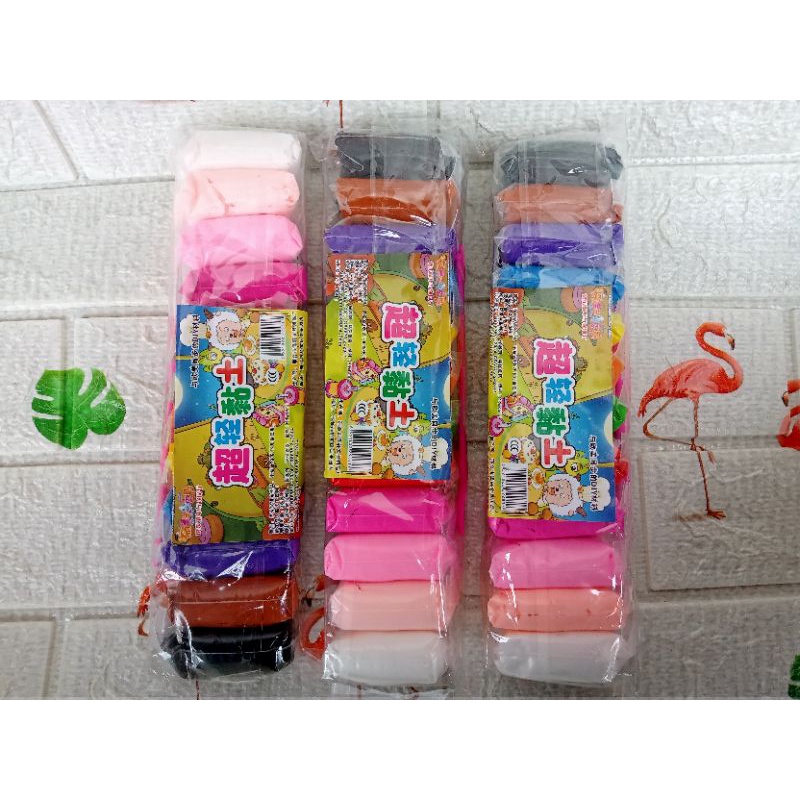 Jual POLYMER CLAY 12 WARNA/MAINAN EDUKASI ANAK/KERAJINAN TANGAN ...