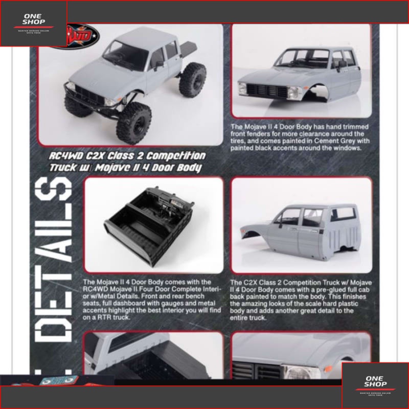 Jual Barang RC4WD C2X CLASS 2 COMPETITION TRUCK W/ MOJAVE II 4 DOOR BODY RTR Barang RC Barang RC ...