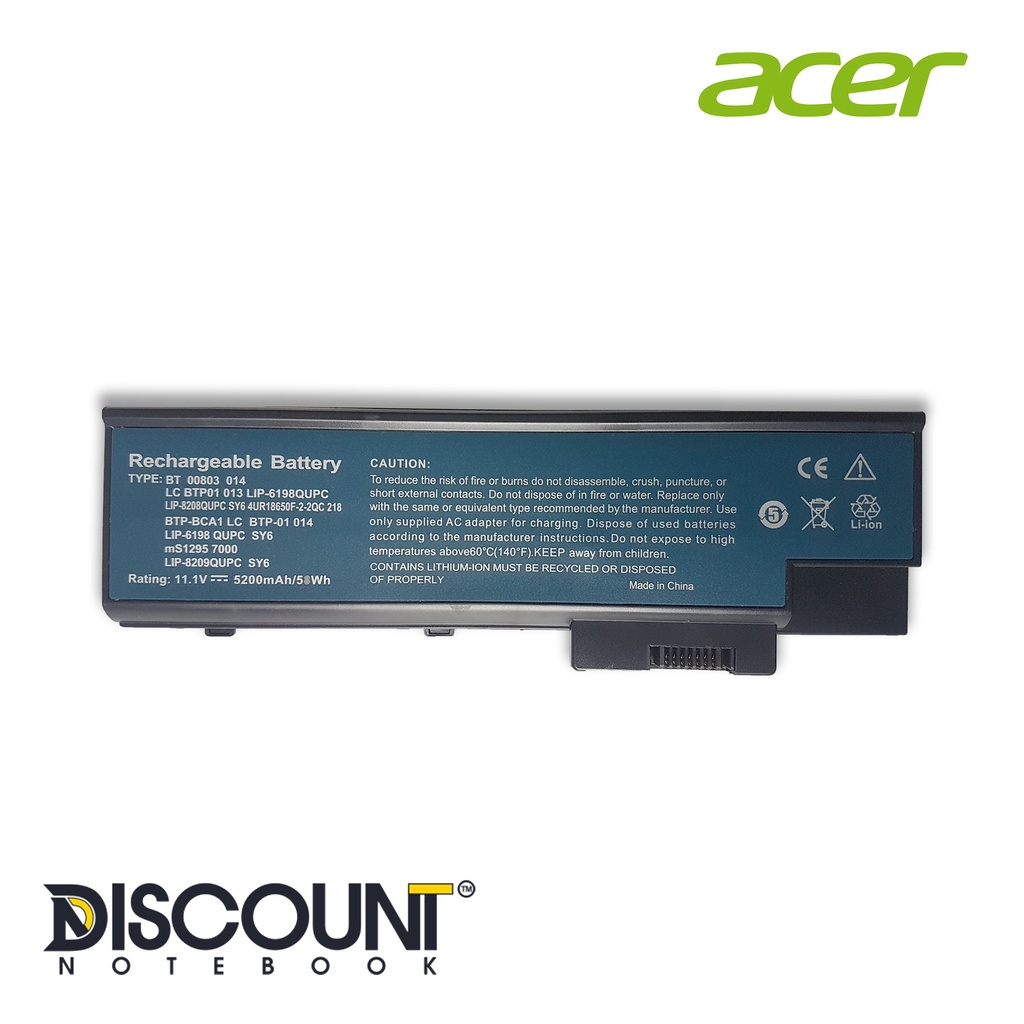 Jual Battery Baterai Laptop Acer Aspire 1640 1650 1680 1690 3000 3500 ...