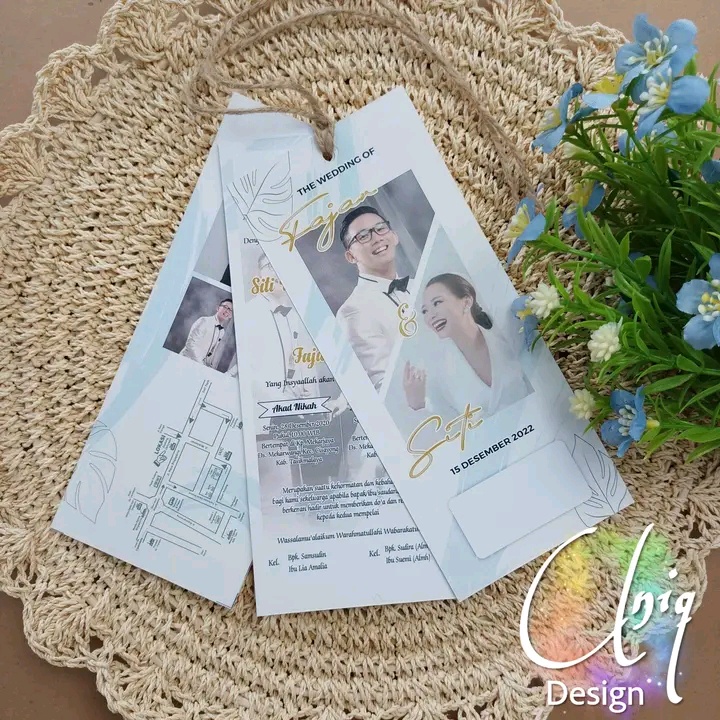 Jual UNDANGAN HANGTAG TALI RAMI RUSTIK SIMPLE ELEGAN MURAH BISA PAKAI ...