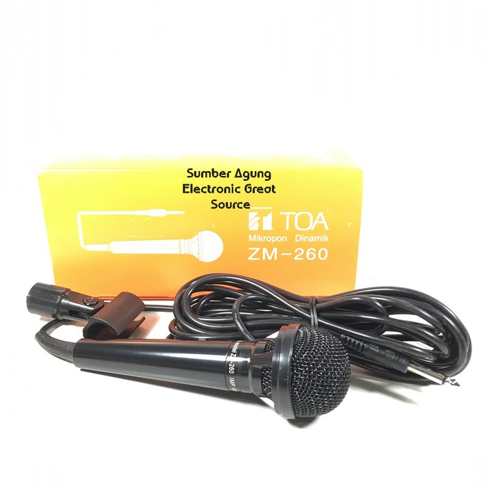 Jual Mic TOA ZM260 Mikropon Dinamik Ori Original Berkualitas | Shopee ...