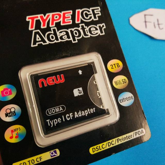 Jual Adapter memori SDHC ke CF Compact flash kamera DSLR Canon Nikon 5d ...