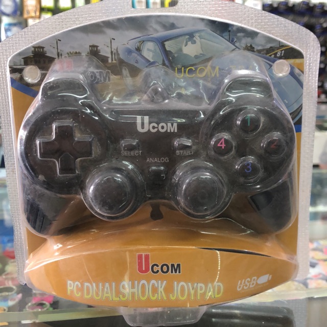 Jual PC Joystick Dual Shock - JoyPad - Ucom 704 Original | Shopee Indonesia