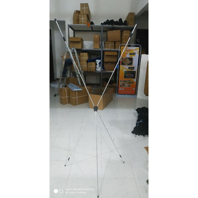 Jual Rangka Standing Stand Tiang Kerangka Spanduk X Banner Benner ...