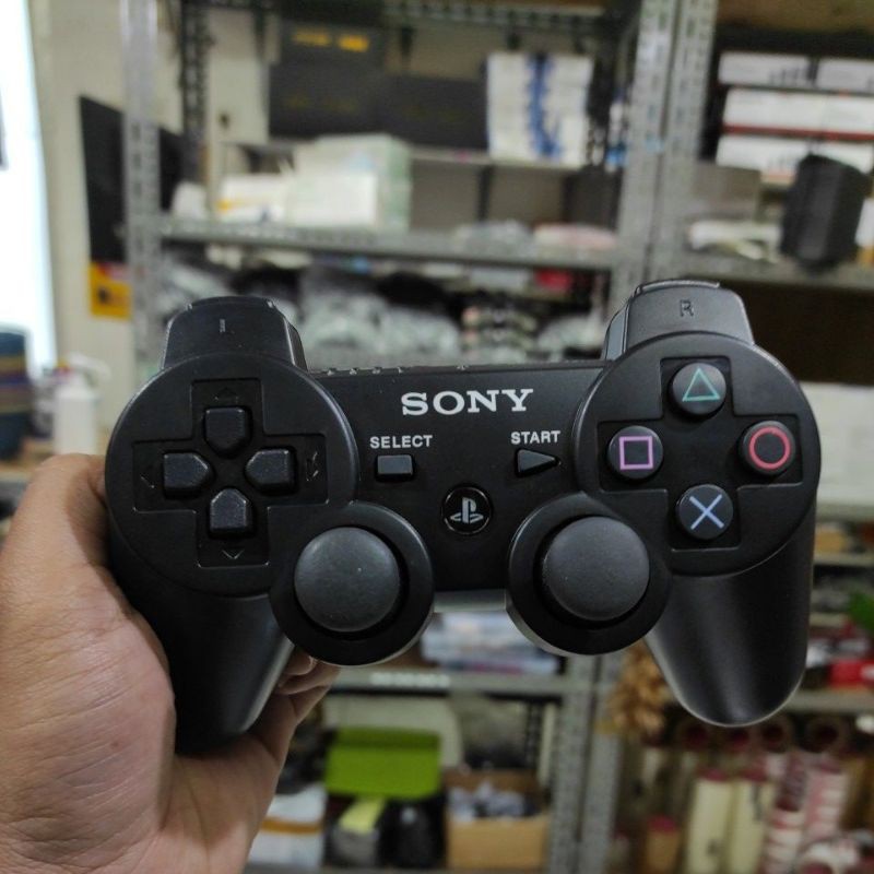 Jual Stick Stik PS3 Wireless Controller Joystick DS3 OP HITAM MERAH ...
