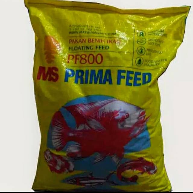 Jual Pakan Bibit Ikan Lele, Nila, Gurami Prima Feed (PF 800) - Repack ...