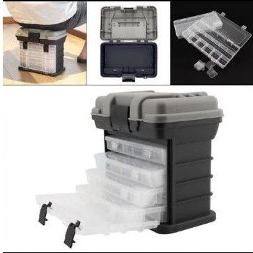 Jual tackle box mancing tool box 4 layer bagus | Shopee Indonesia