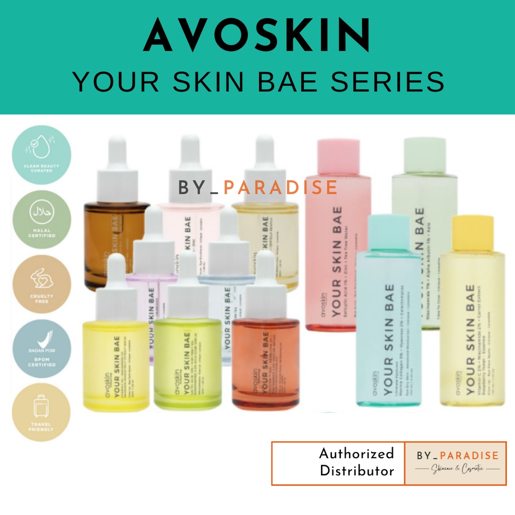 Jual AVOSKIN YOUR SKIN BAE ALPHA ARBUTIN NIACINAMIDE SALICYLIC ACID ...