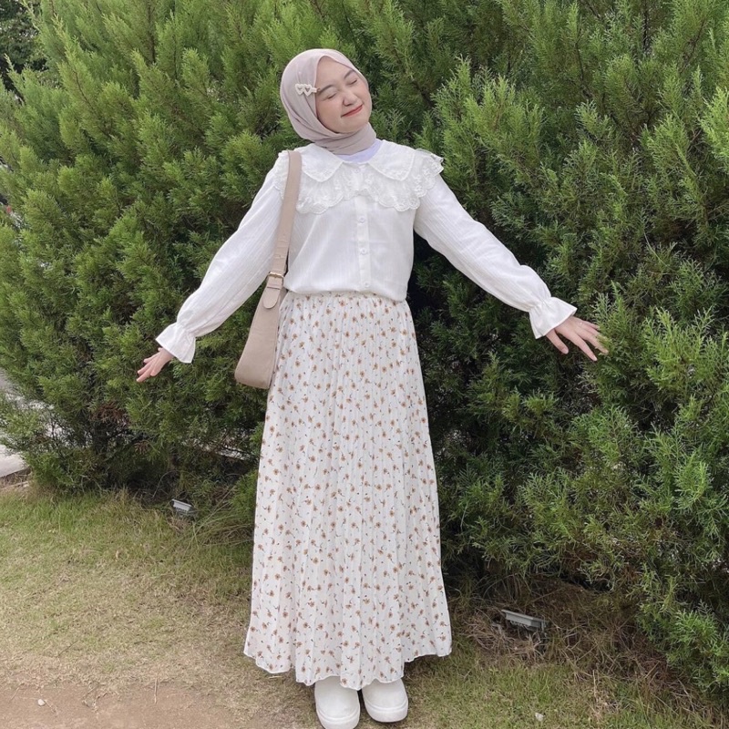 Jual Bloom Skirt by Nasya.id | Korean Skirt | Rok Wanita | Rok Bunga ...