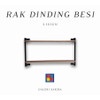 Jual Rak dinding besi susun 2 + papan ambalan lebar 20 cm | Shopee ...