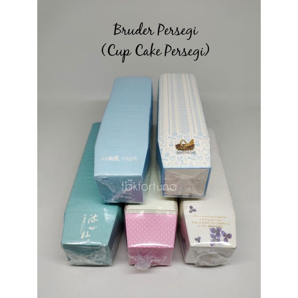Jual Cup Cake Persegi (Bruderr Persegi) per 10pcs | Shopee Indonesia
