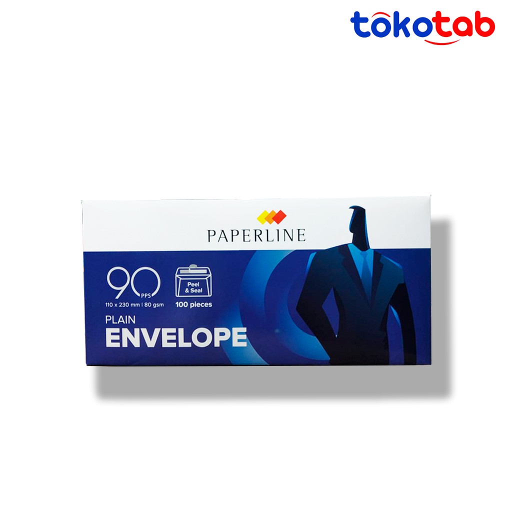 Jual Tokotab - PAPERLINE 90 80GSM Amplop Putih Dengan Perekat isi ...