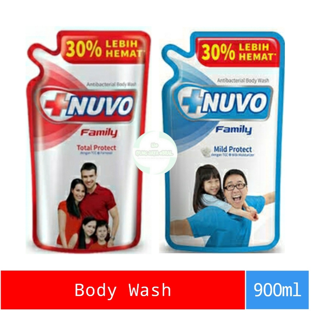 Jual Nuvo Family Body Wash Refill 825 ml - Sabun Cair Mandi Nuvo 825 Ml ...